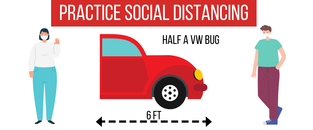 Free, Fun Physical Distancing Signs – LibraryStudent